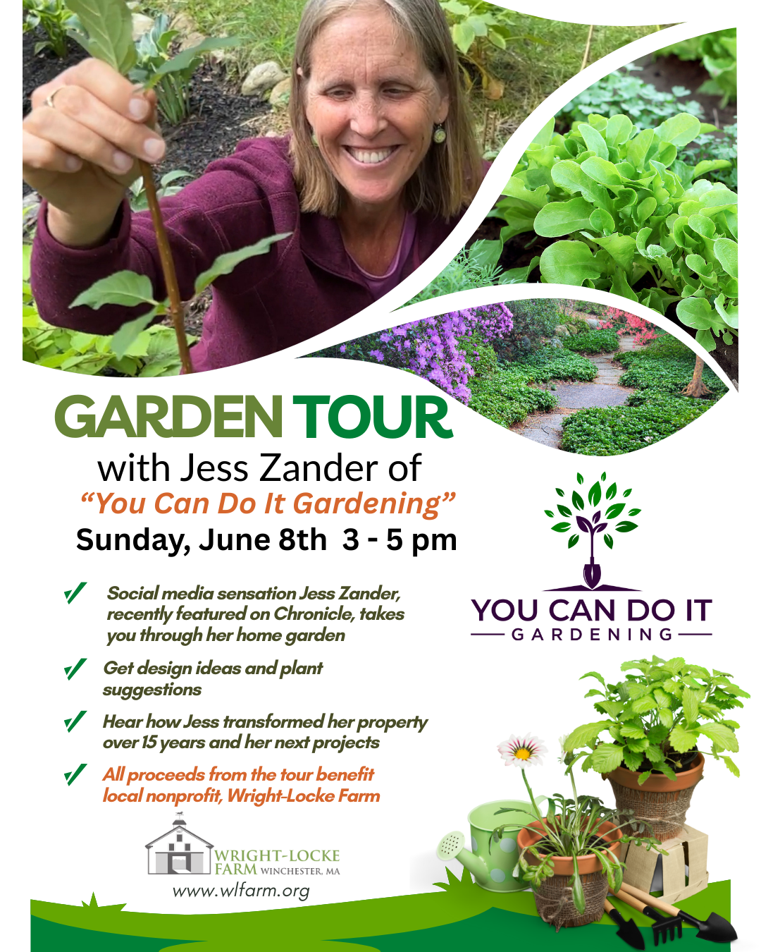 Sunday, June 8, 3:00 pm – 5:00 pm – Garden Tour with Jess Zander ...